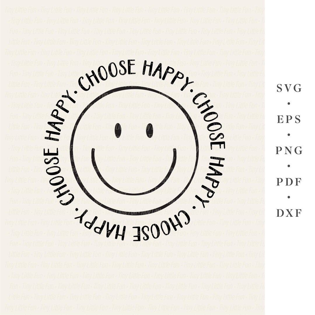 Choose Happy Smiley Face / svg Png Dxf Jpg Eps File Bundle for Plotter ...