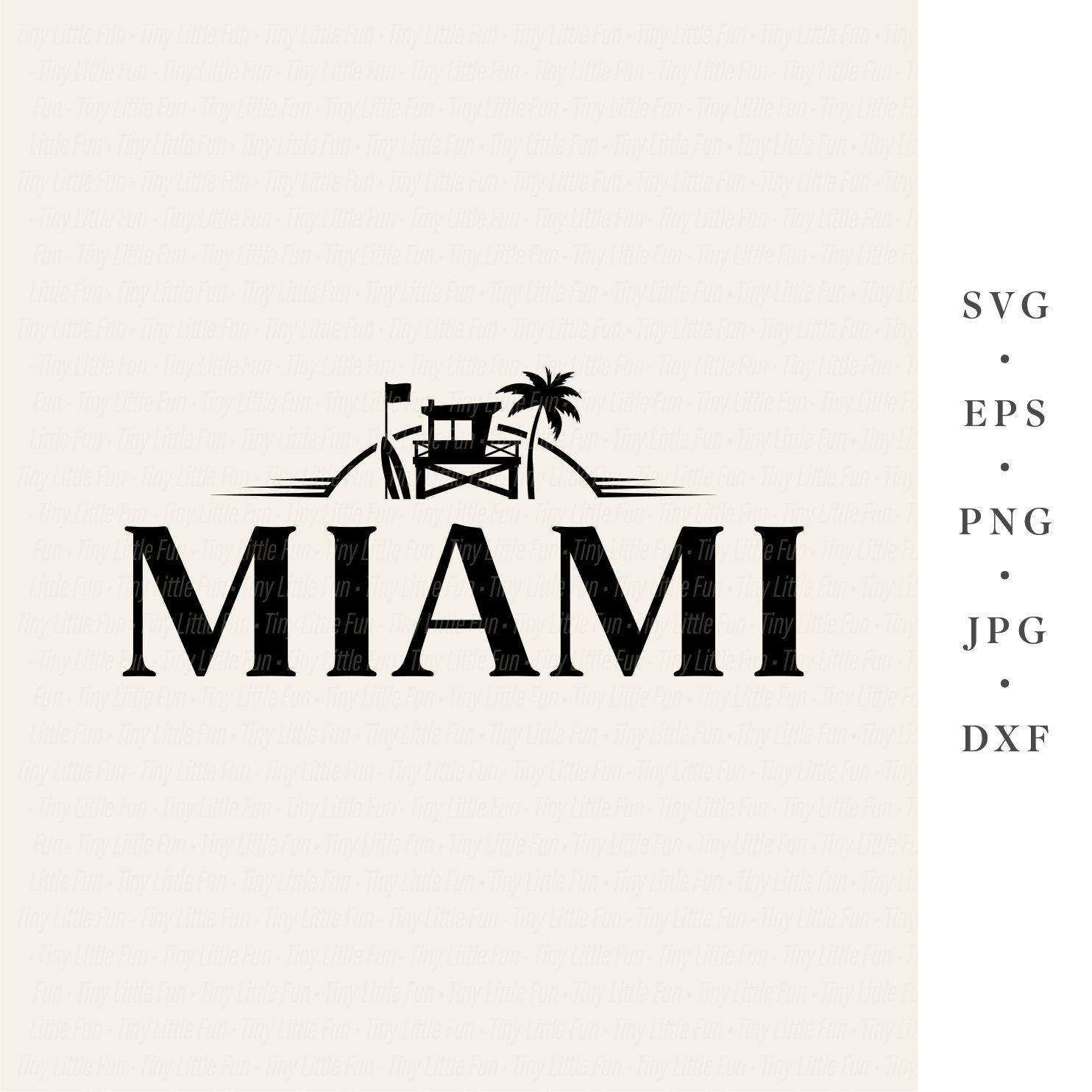 Miami Icons / Svg Png Dxf Jpg Eps File Bundle for Plotter - Etsy