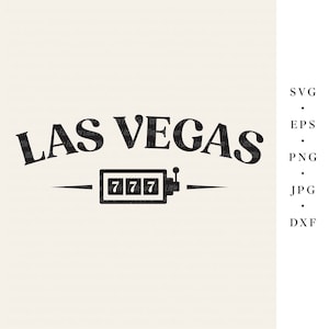 Las Vegas Lucky 777 / Svg Png Dxf Jpg Eps File Bundle for Plotter - Etsy