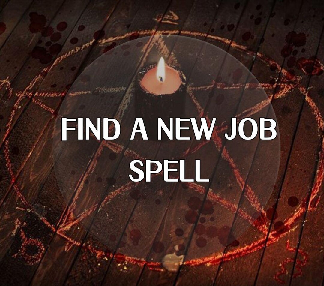 Find A New Job Spell - White Spell - Salary Spell - White Job Spell - Etsy