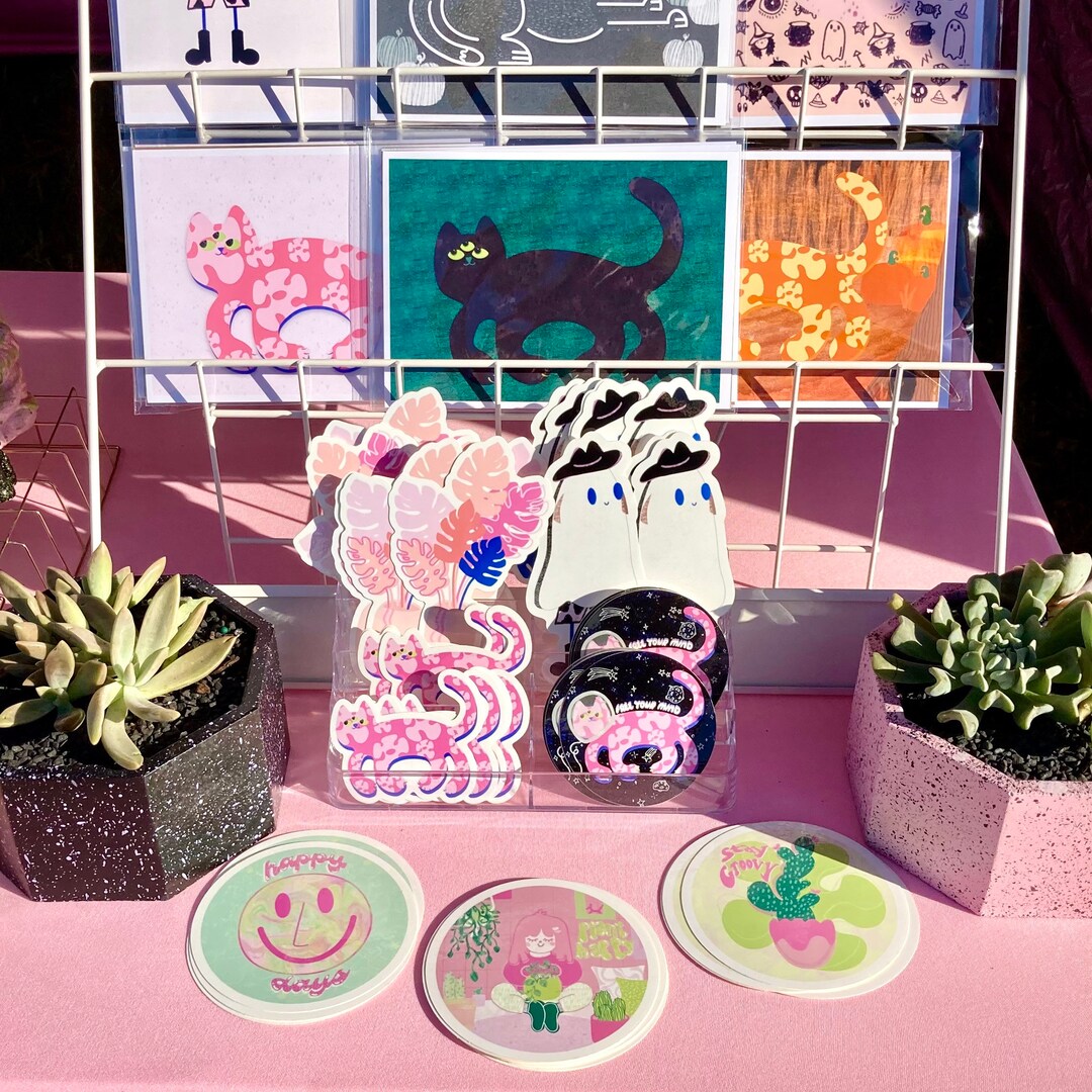 Smiley Face Sticker | 4” Round Sticker - Etsy