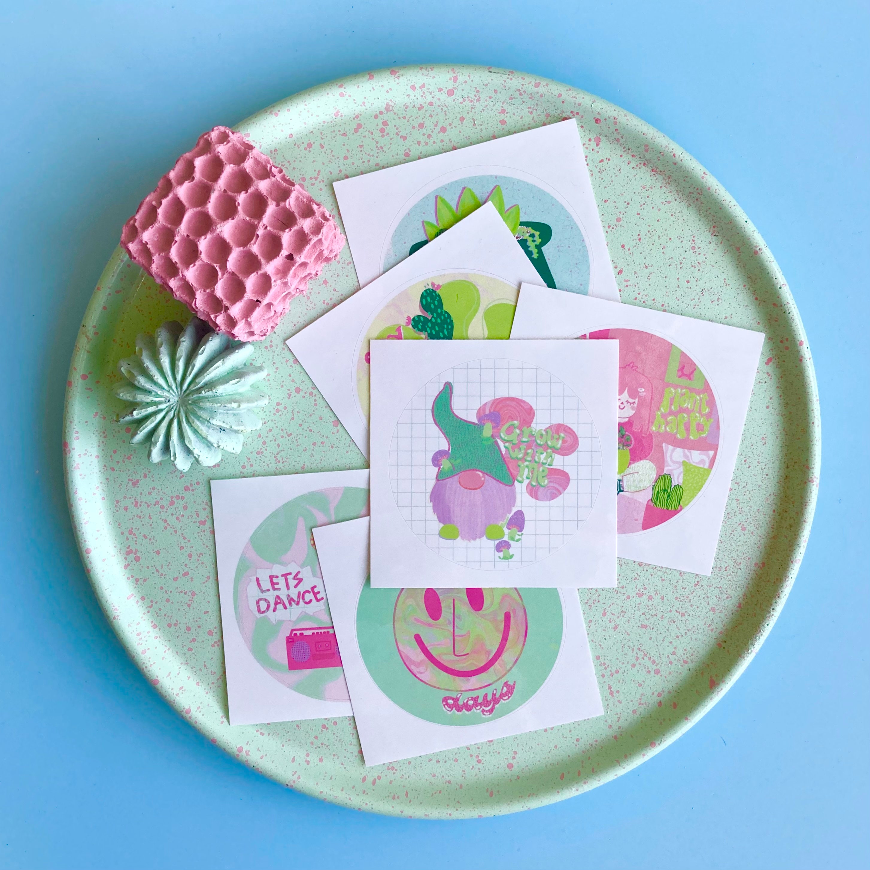 Gnome Sticker | 3” Round Sticker - Etsy