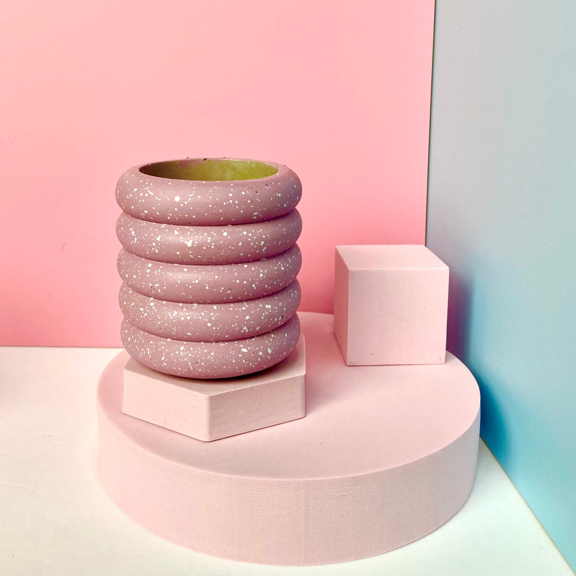 Personalized Concrete Bubble Planter - Etsy