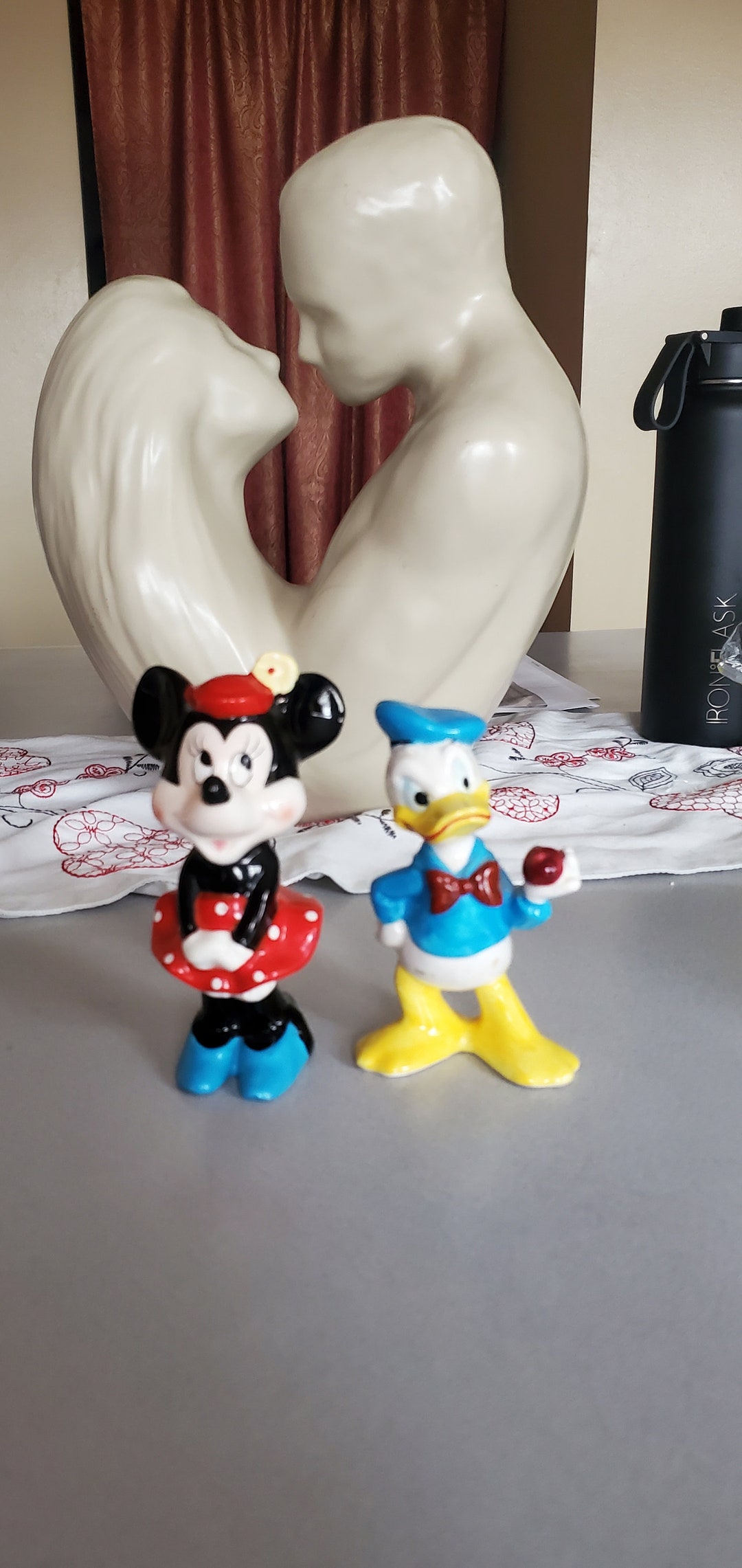 Porcelain Disney Japanese 1950s-70s Figurines Minnie and - Etsy