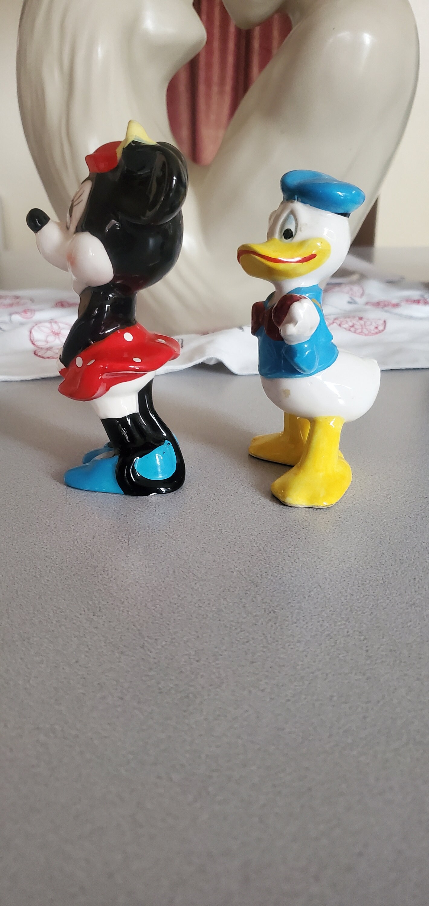 Porcelain Disney Japanese 1950s-70s Figurines Minnie and - Etsy