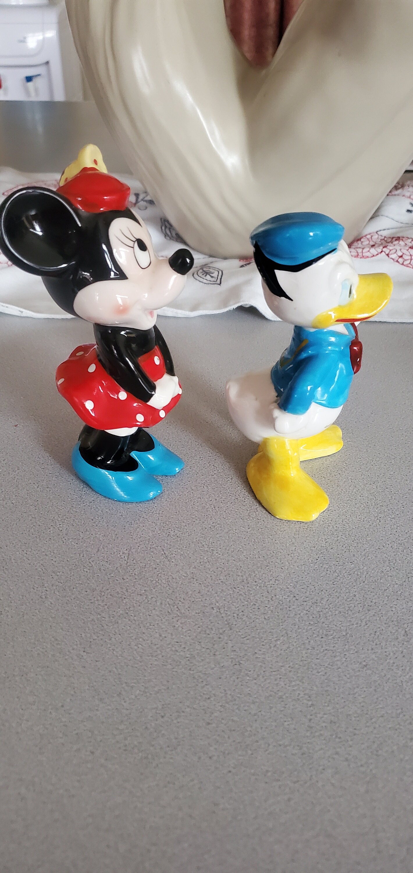 Porcelain Disney Japanese 1950s-70s Figurines Minnie and - Etsy