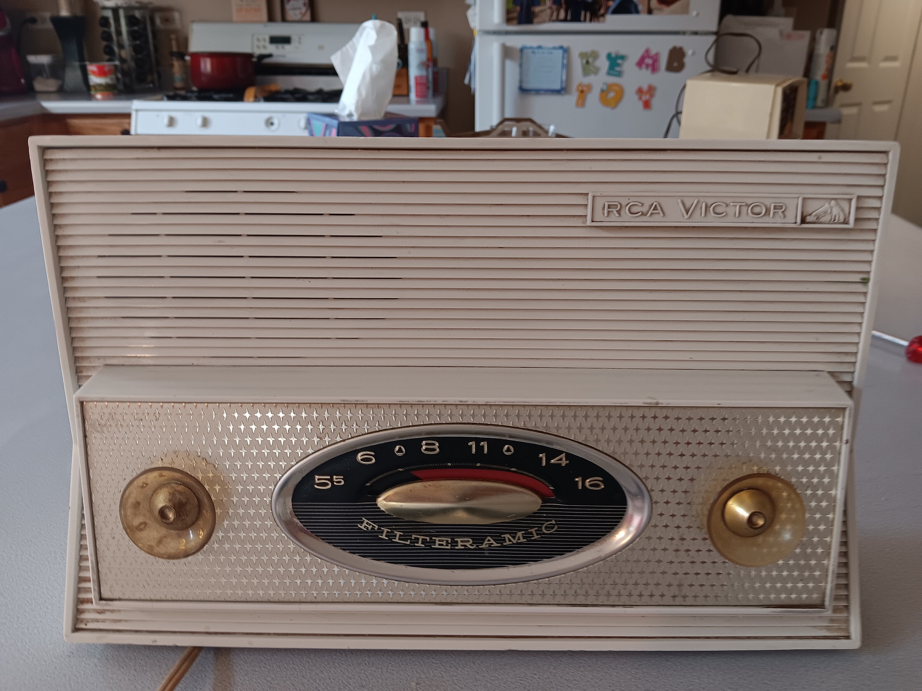 Vintage 1950s or 60s RCA Victor Filterramic Radio - Etsy
