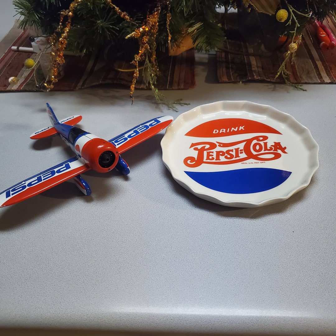 Pepsi Souvenir Plate and Pepsi Air Plane Vintage - Etsy