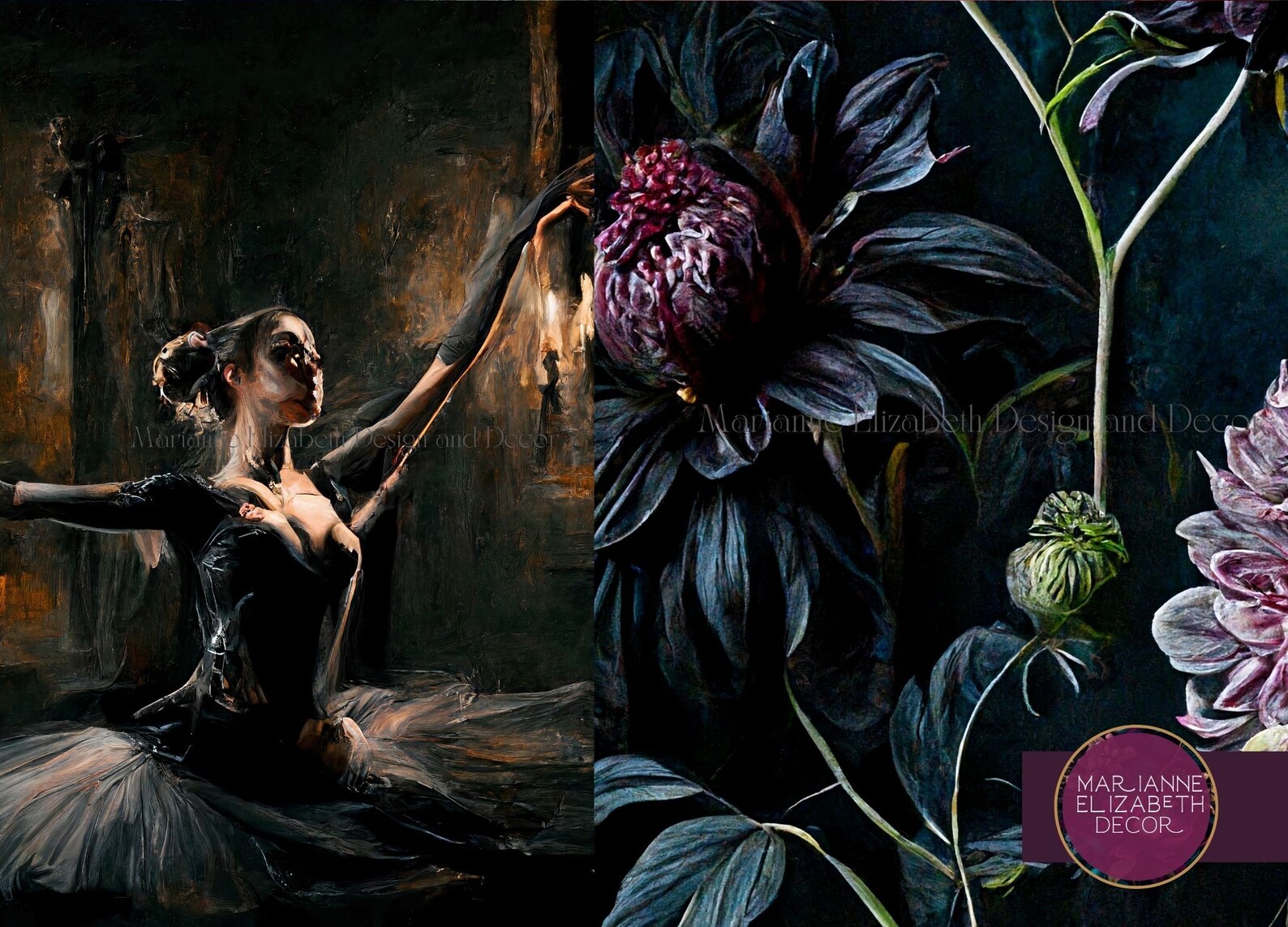 Dark Academia 12-image Printable Art Collection Vol 3: Gothic, Vintage ...