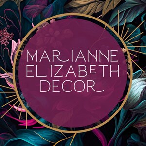 Orange Florals Moon Printable Gothic Antique Moody Wall Decor | Light ...