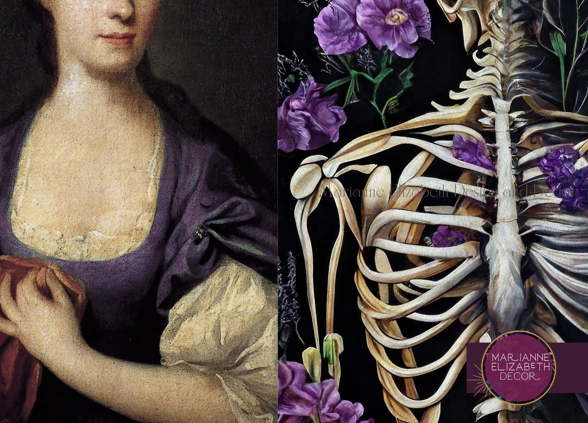 Dark Academia Maximalism Botanical Moody Decor Gallery Wall - Etsy