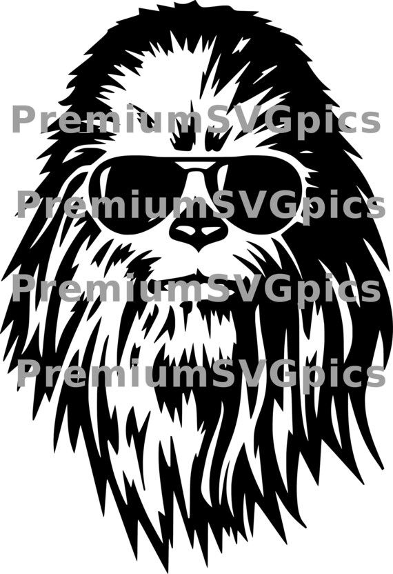 Cool Chewbacca Cut Files Cricut Silhouette Cameo Svg Cut - Etsy