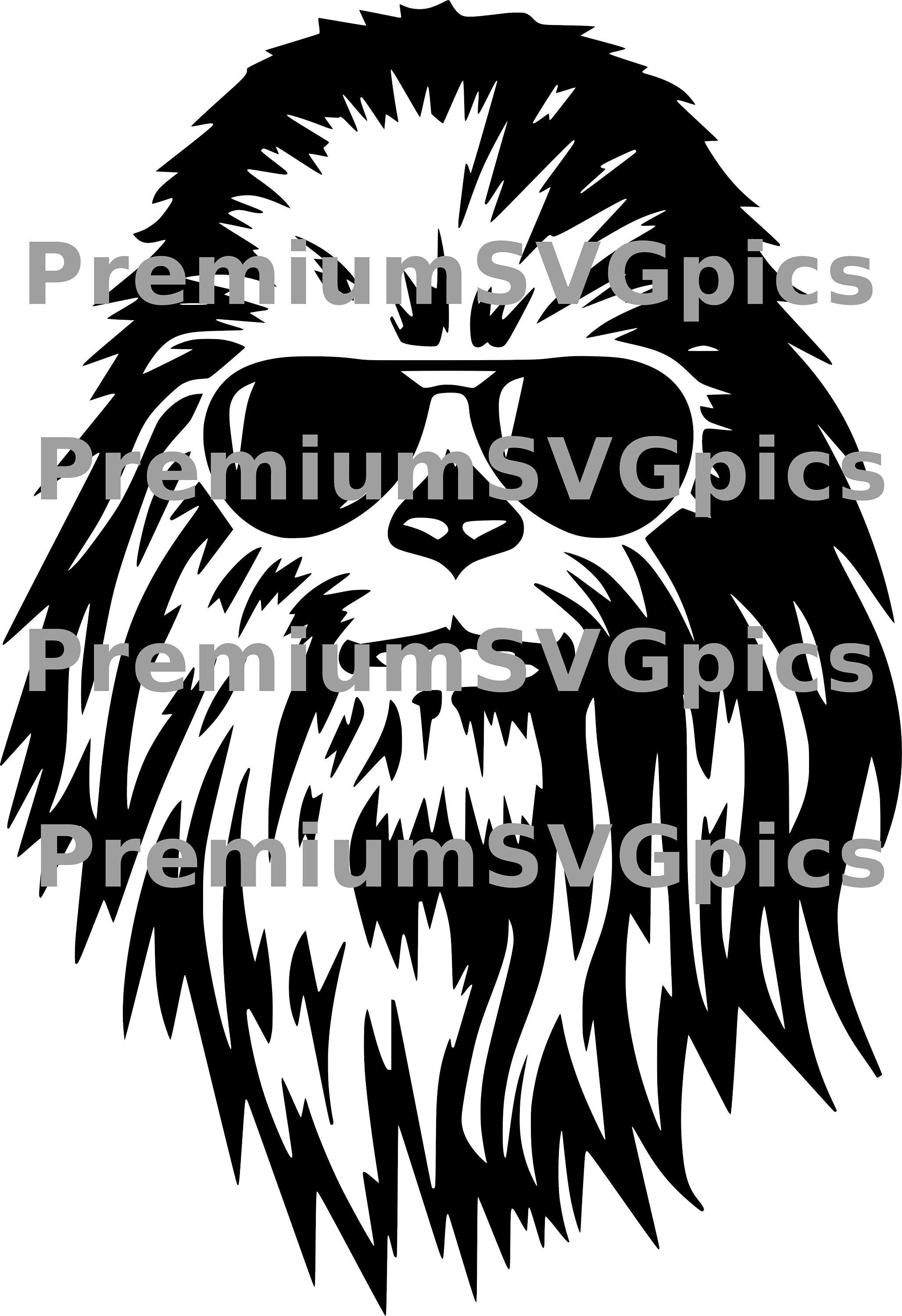 Cool Chewbacca Cut Files | Cricut | Silhouette Cameo | Svg Cut Files ...