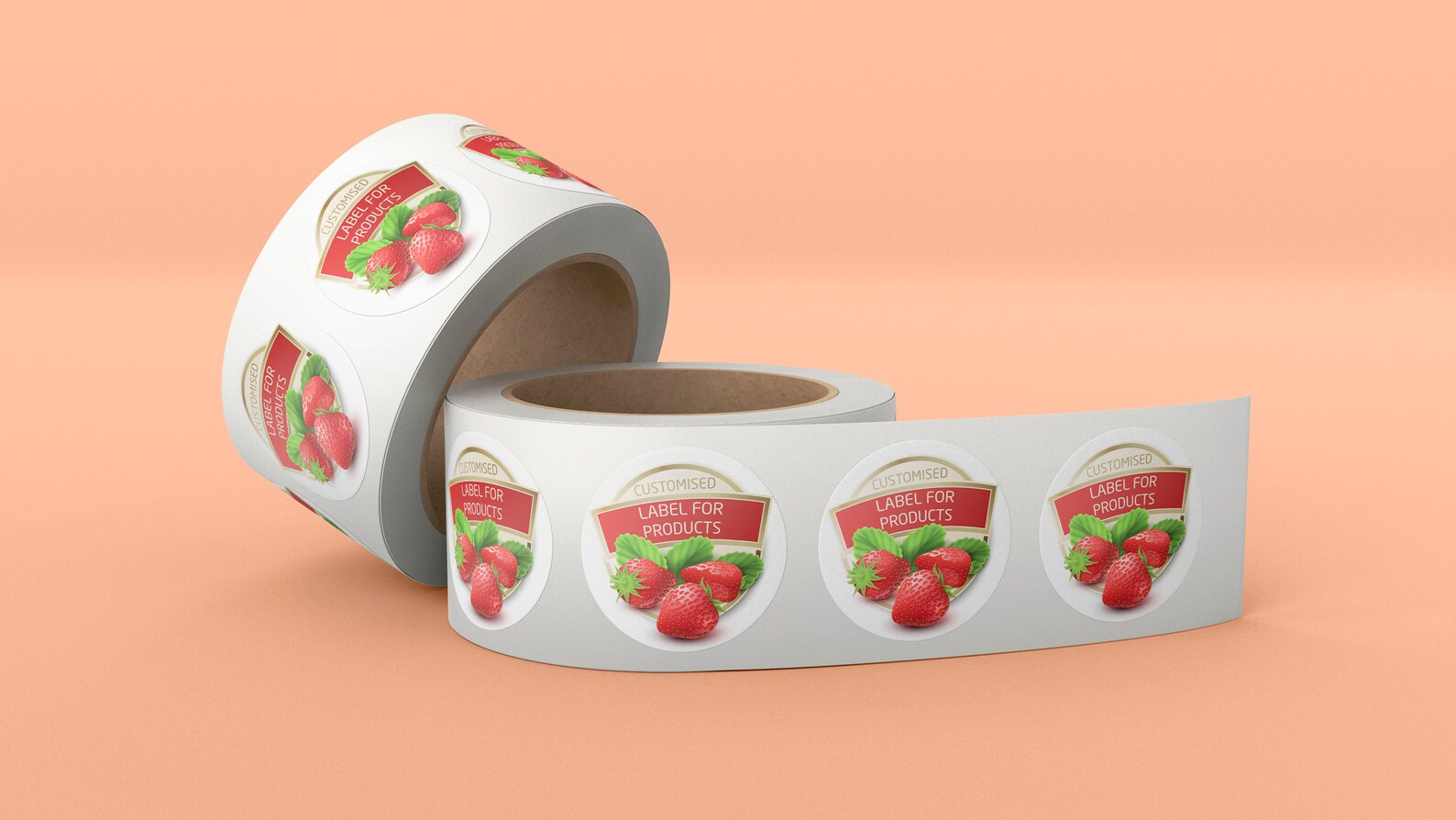Personalised Gloss Sticker Printing Roll Sticker Printing - Etsy