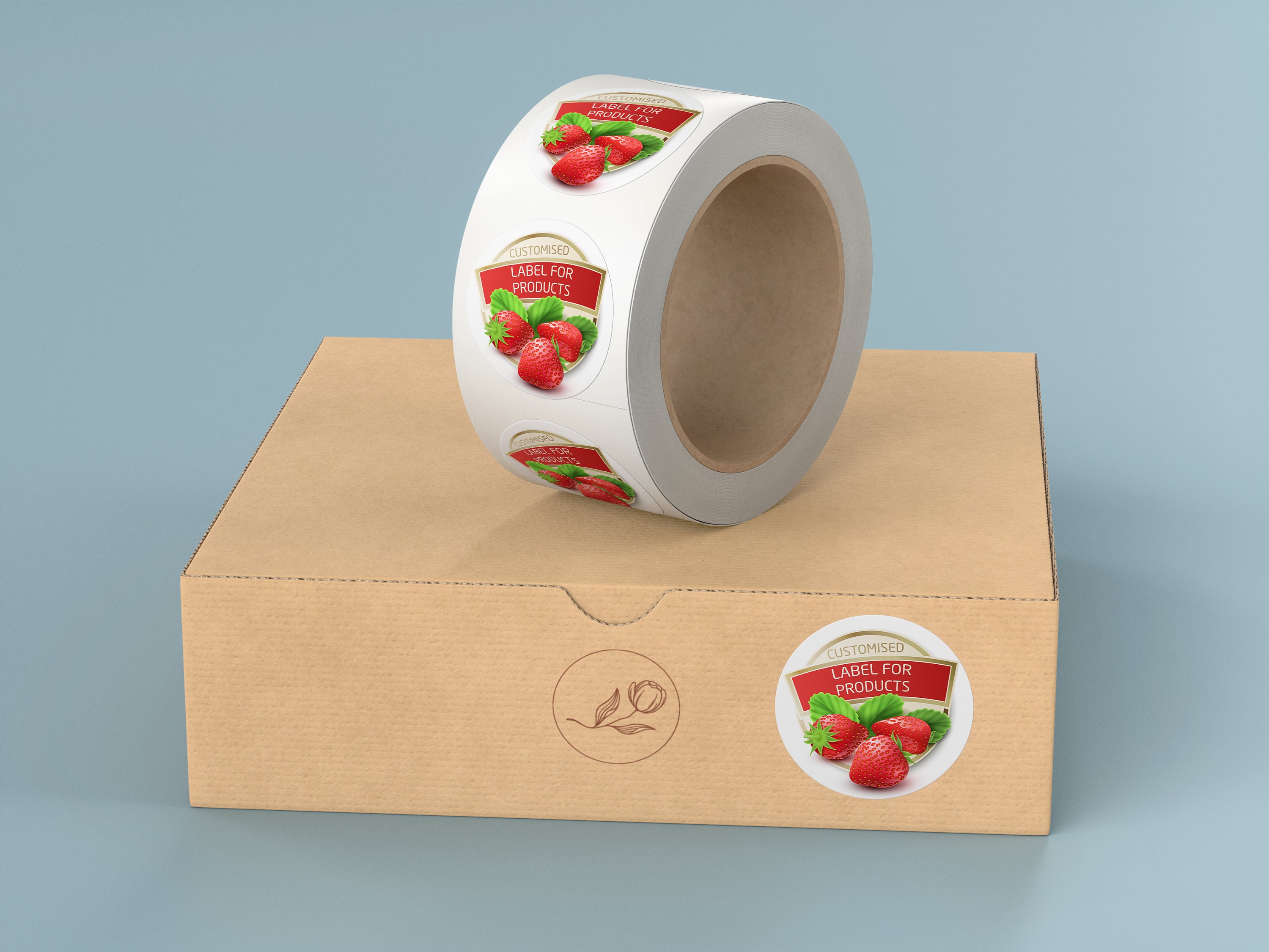 High Gloss Custom Round Labels Custom Logo Labels Round Logo - Etsy UK