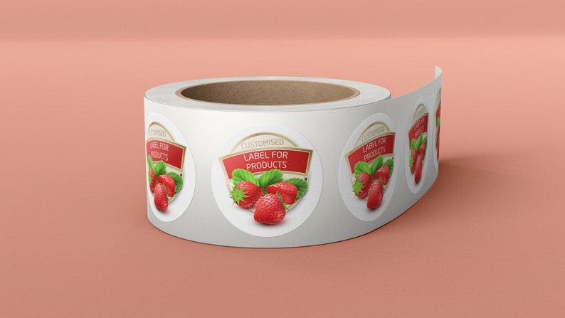 Personalised Gloss Sticker Printing Roll Sticker Printing - Etsy