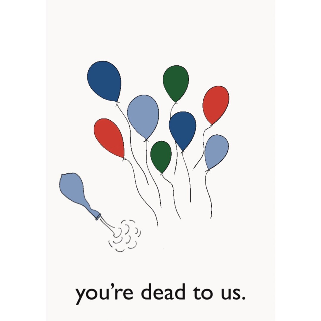 Dead to Us Goodbye Card Digital Download - Etsy