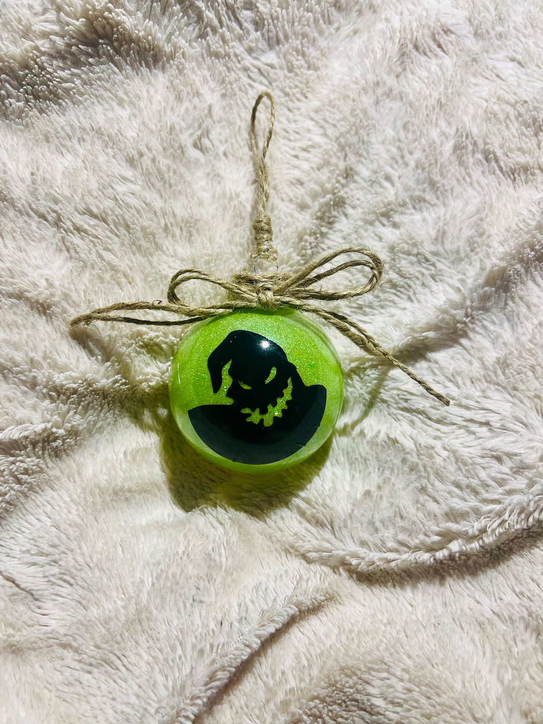 Oogie Boogie Glitter Ornament-nightmare Before Christmas Decor - Etsy