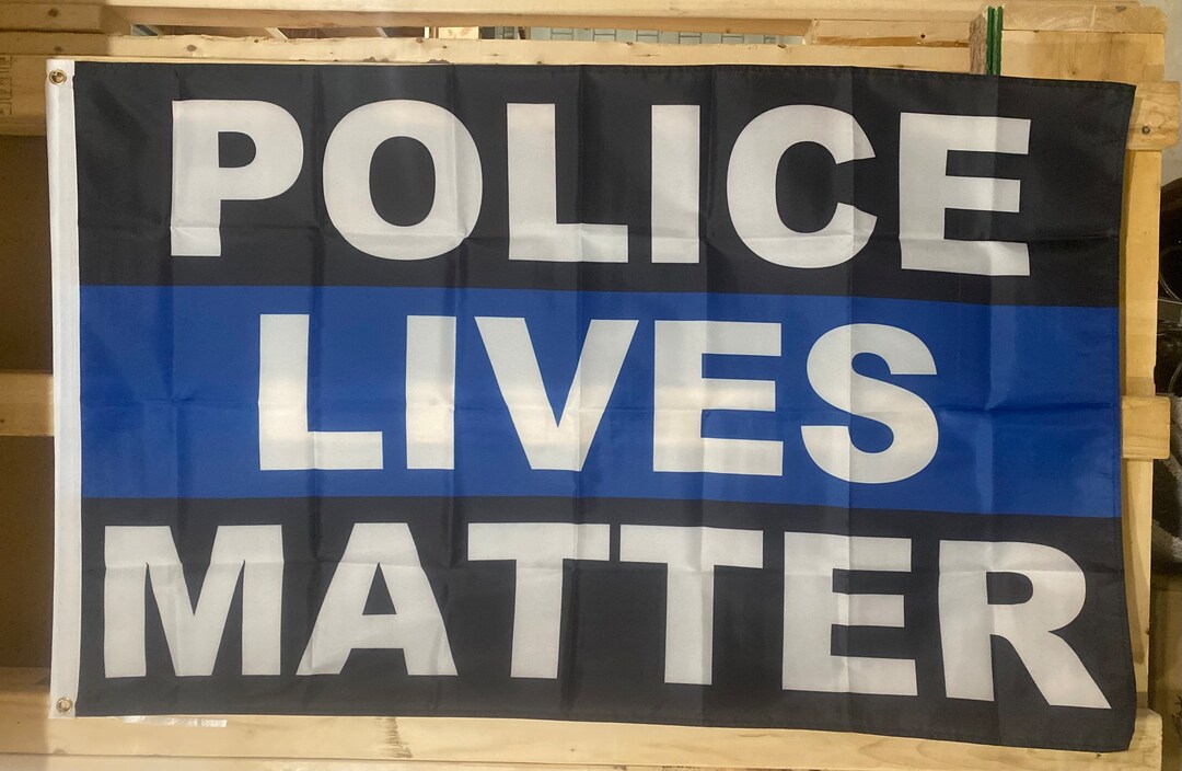 Back the Blue Flag FREE USA SHIP Protect & Serve Support Police Lives ...