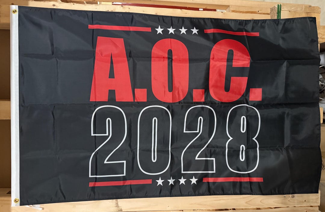 Alexandria Ocasio-cortez AOC President 2028 Flag FREE Usa SHIP Vote ...