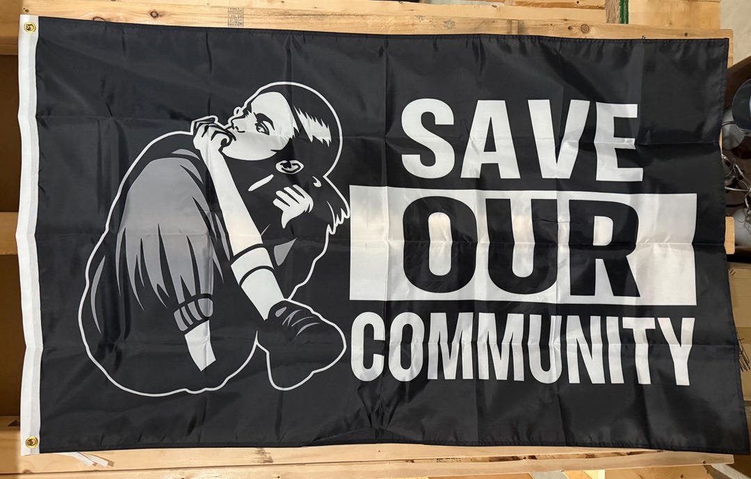 Save Our Community F*ck ICE Democrat Flag FREE Usa SHIP Anti-ice Dump ...