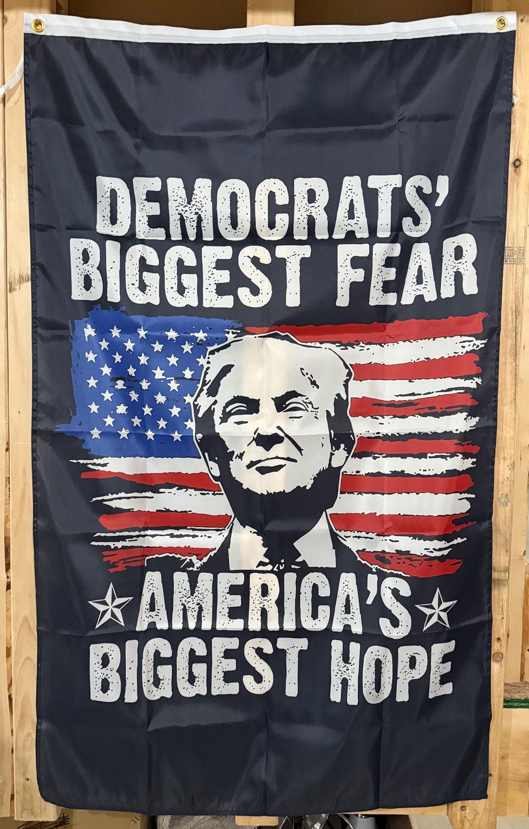 Donald Trump Democrats Biggest Fear Flag FREE USA SHIP Jd Vance America ...