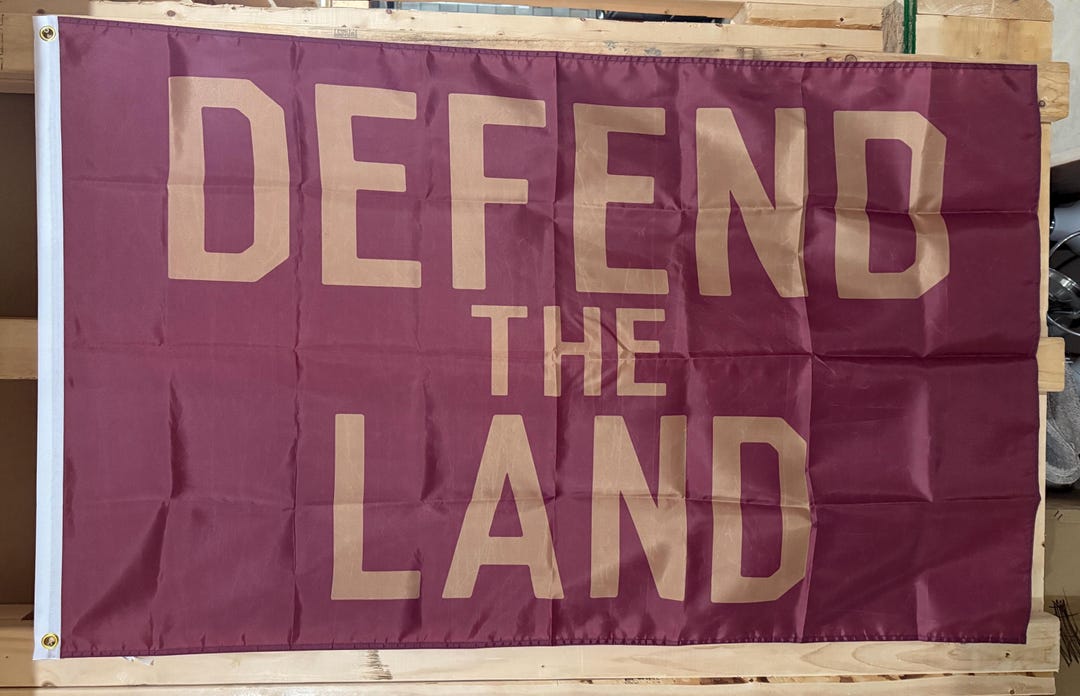 Defend the Land Cleveland Flag FREE SHIP Cavs Browns Guardians Bias ...