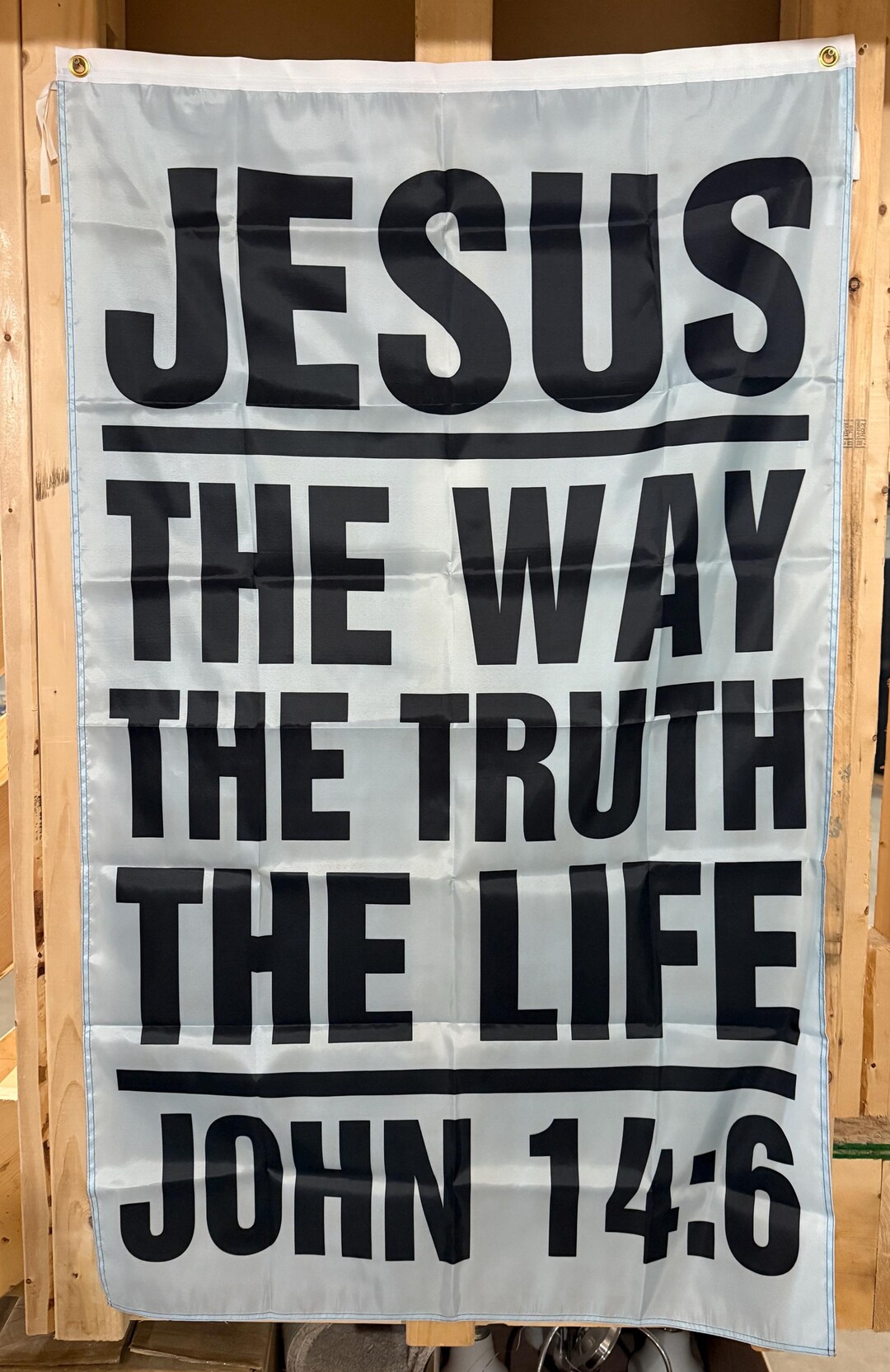 Christian Flag FREE USA SHIP Lord Jesus Christ Truth Nation God Savior ...