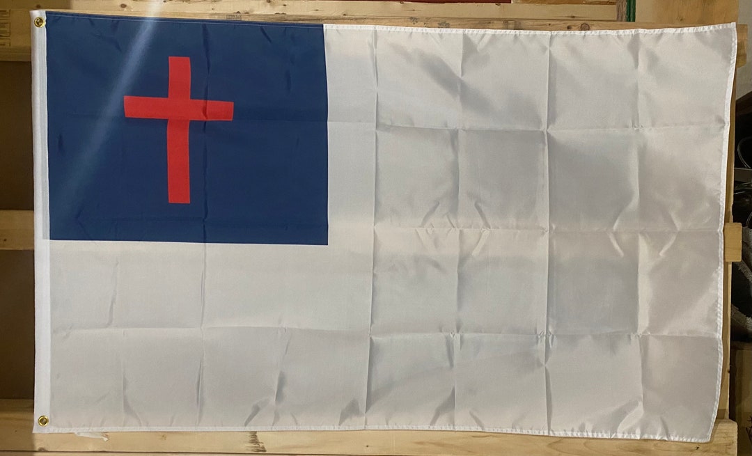 Christianity Flag FREE USA SHIP Lord Jesus God Cross Savior Freedom ...