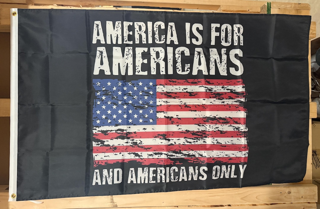 America Only Flag FREE USA SHIP Policitcal Party Election Save America ...