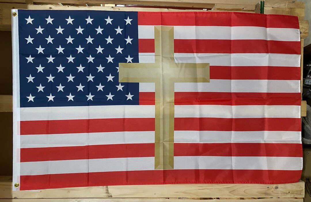 Christianity Flag FREE USA SHIP Lord Jesus God Cross Savior Freedom ...