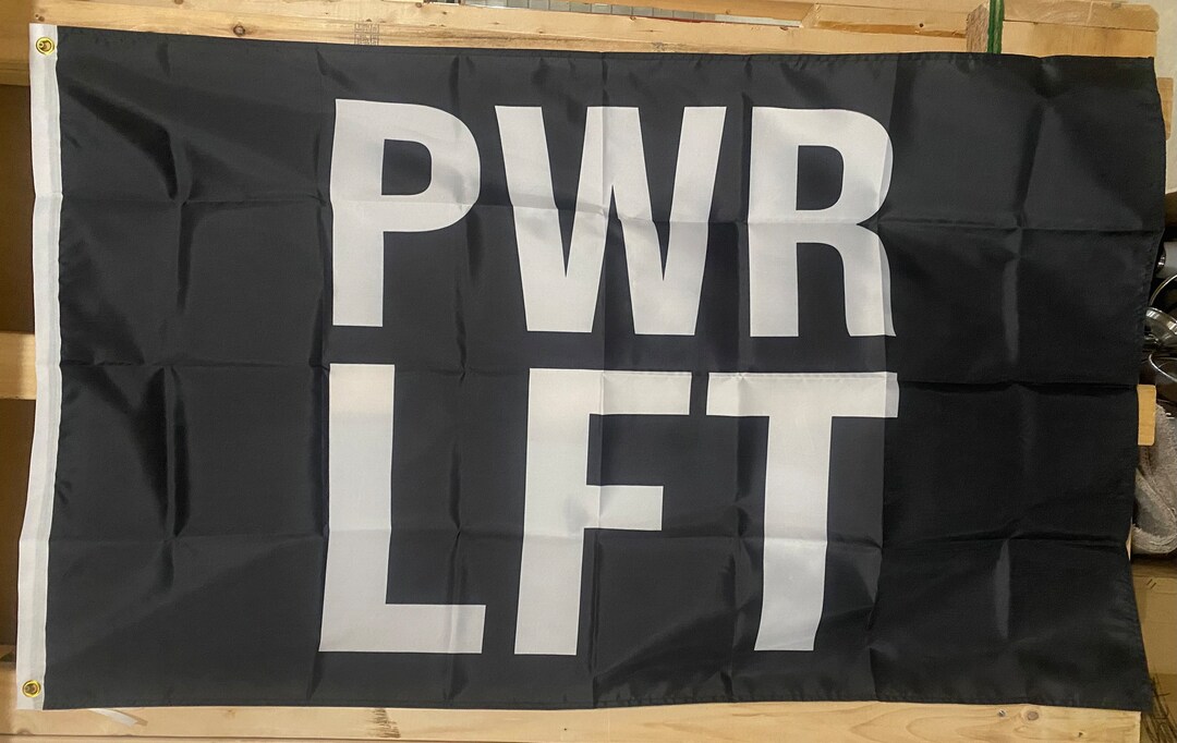 Power Lift Flag FREE SHIP Motivation Fitness Lift Gym Garage Man Cave ...