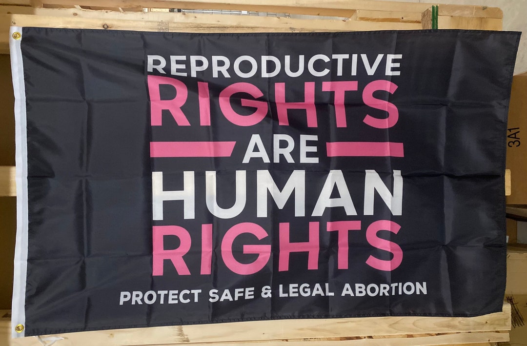 Reproductive Rights Human Rights Women’s Rights Flag FREE SHIPPING Pink ...