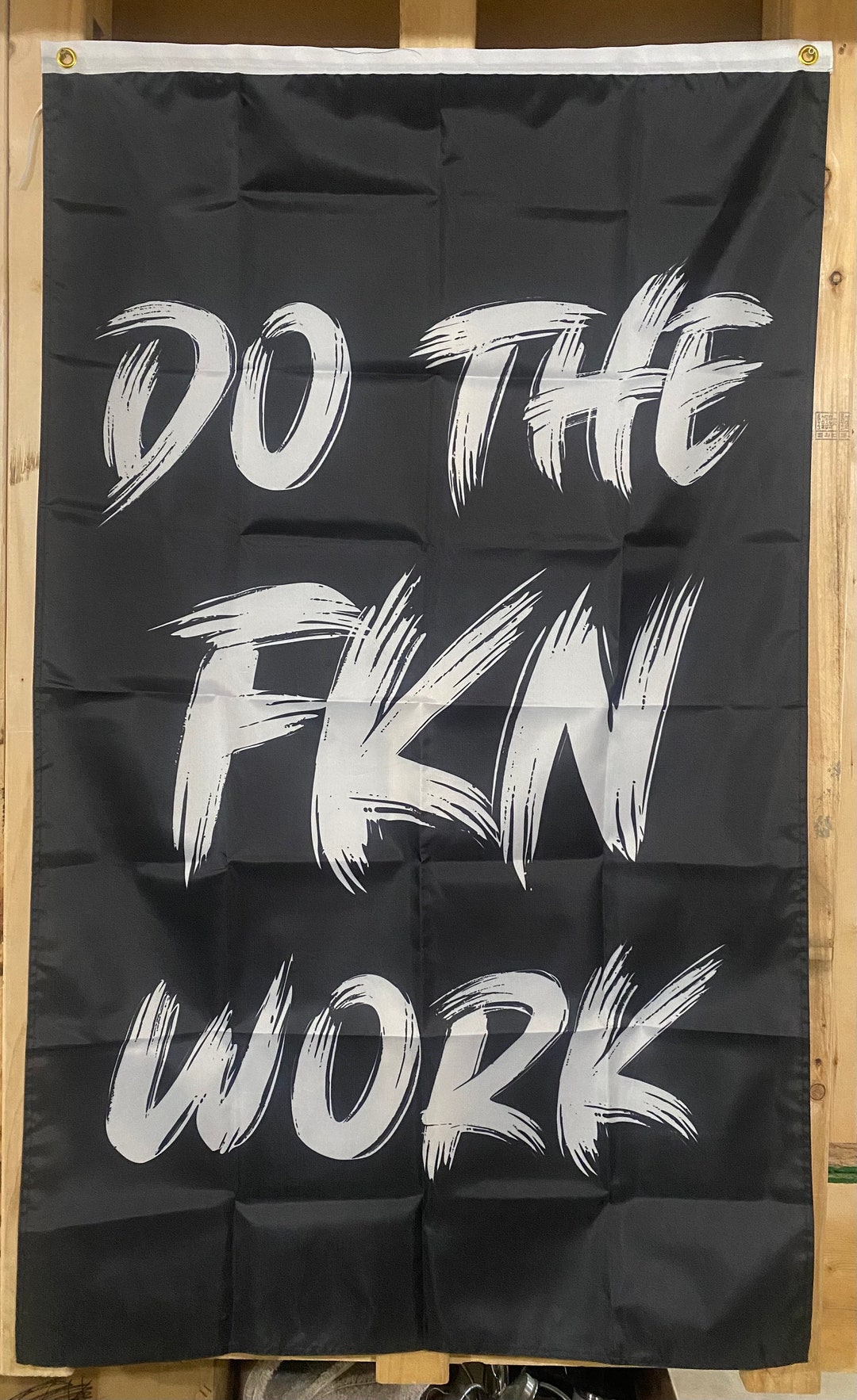Do the Fucking Work Flag FREE SHIP Motivation Fitness Lift Gym Garage ...