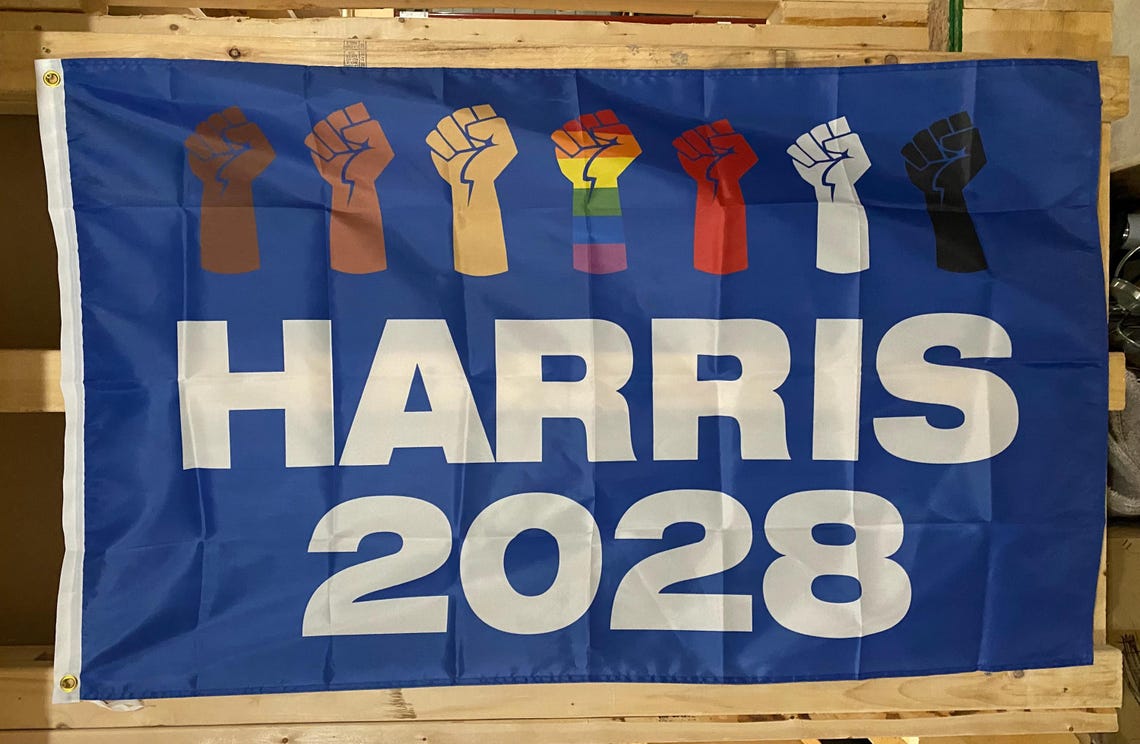 Kamala Harris for President 2028 Flag FREE Usa SHIP for the People Vote ...