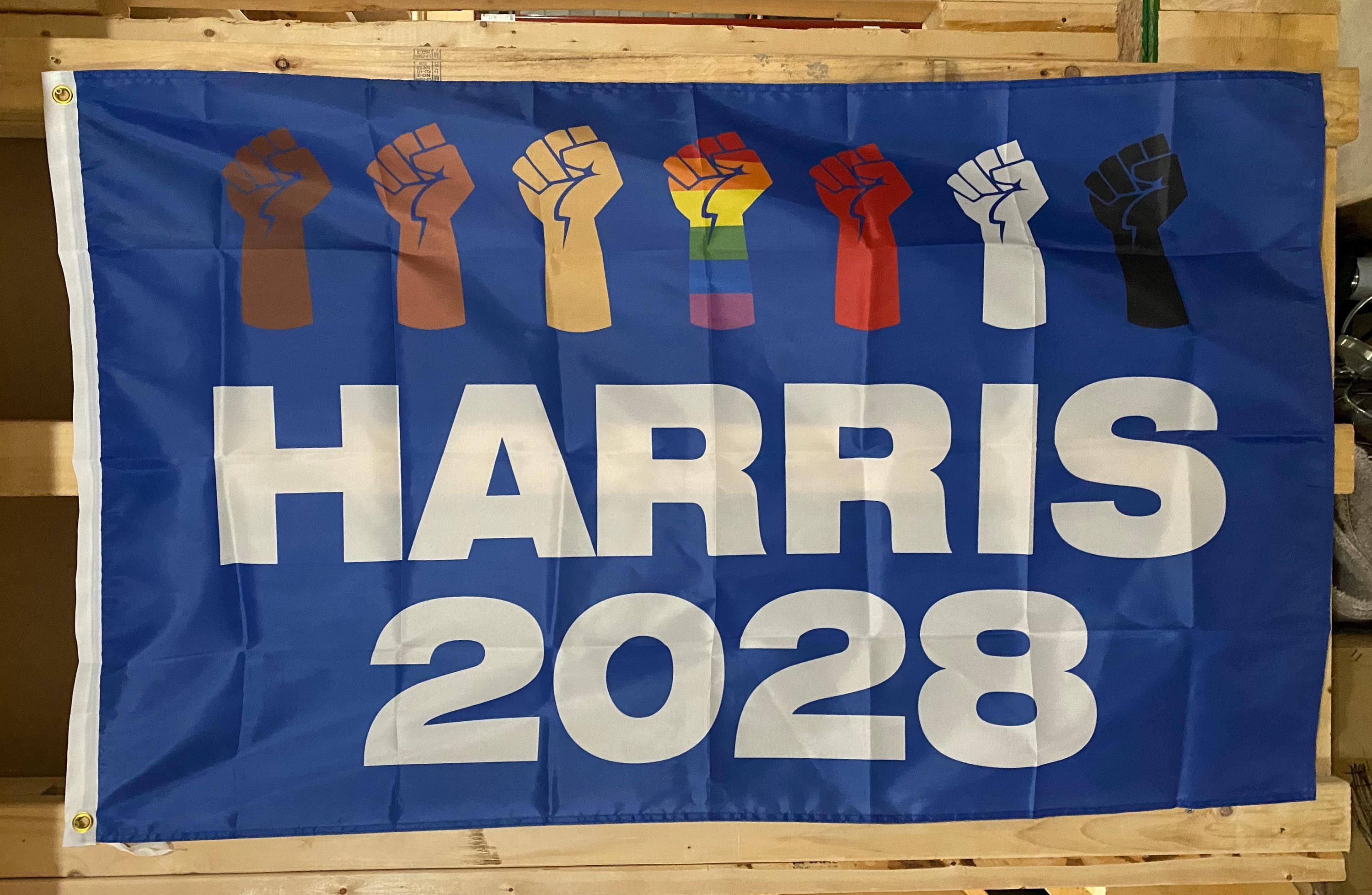 Kamala Harris for President 2028 Flag FREE Usa SHIP for the People Vote ...