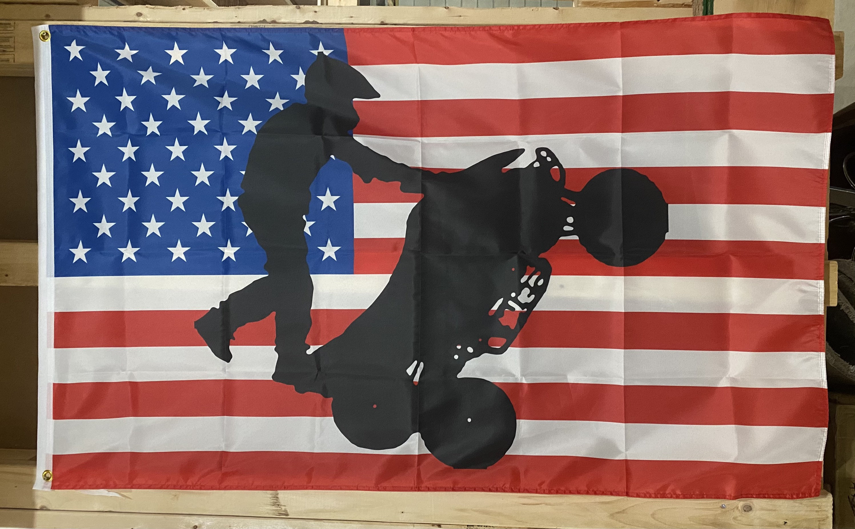 Sport Quad Flag FREE USA SHIP Braaap Beer Ride Atv Off-road 4 Wheeler ...