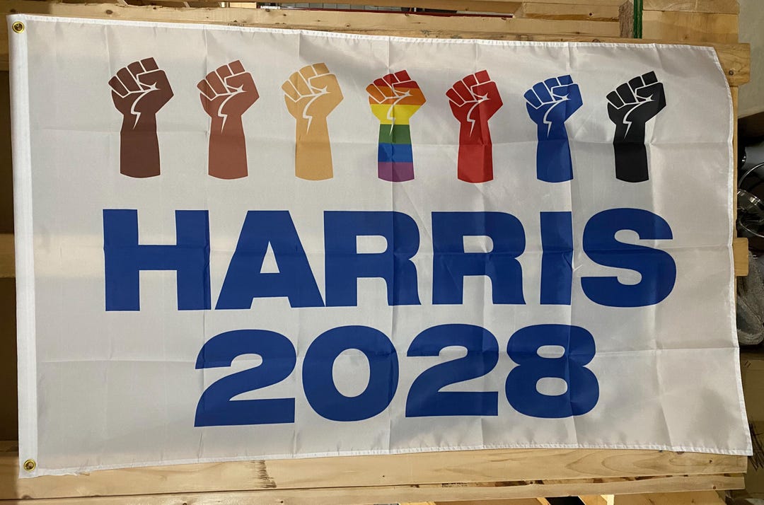 Kamala Harris for President 2028 Flag FREE Usa SHIP for the People Vote ...