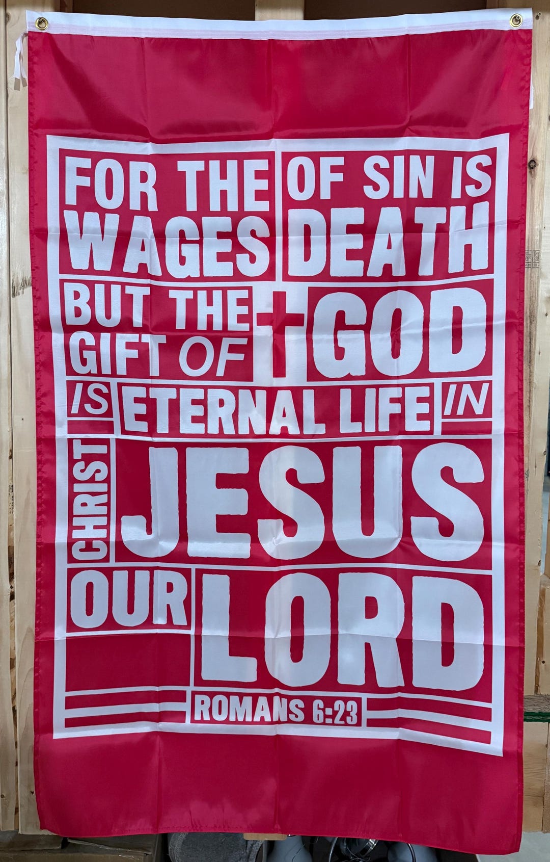 Christian Flag FREE USA SHIP Lord Jesus Christ Truth Nation God Savior ...