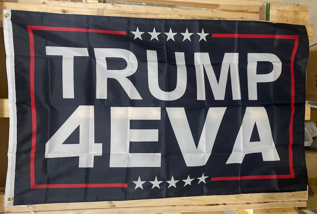 Donald Trump Forever Flag FREE USA SHIP 4eva 2024 Desantis Save America ...