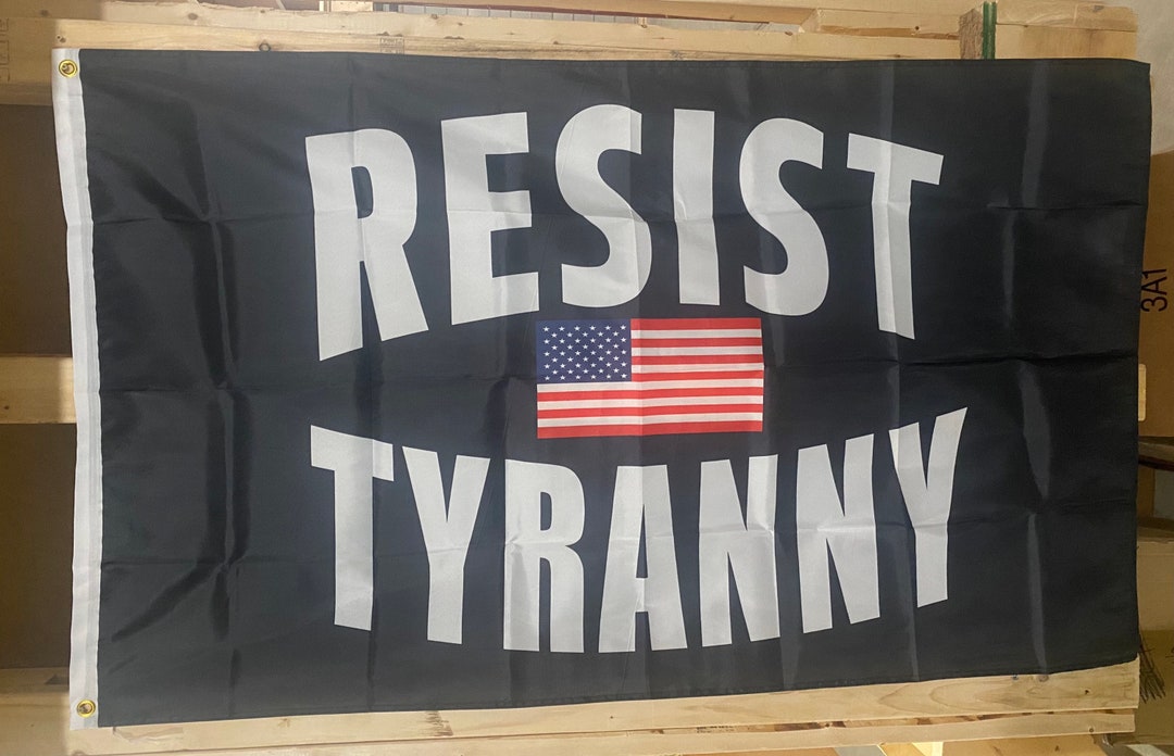Resist Tyranny Flag FREE USA SHIPPING Trump Desantis Republican Rights ...