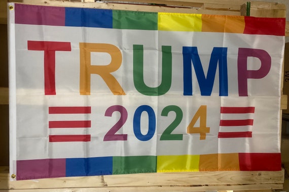 Donald Trump Pride Flag FREE USA SHIPPING Ron Desantis Lgbtq - Etsy