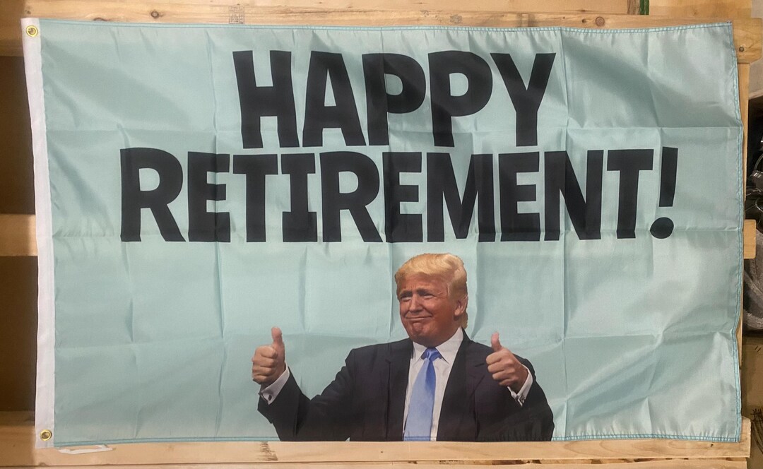 Joe Biden Kamala Harris Flag FREE Usa SHIP Happy Retirement Trump ...