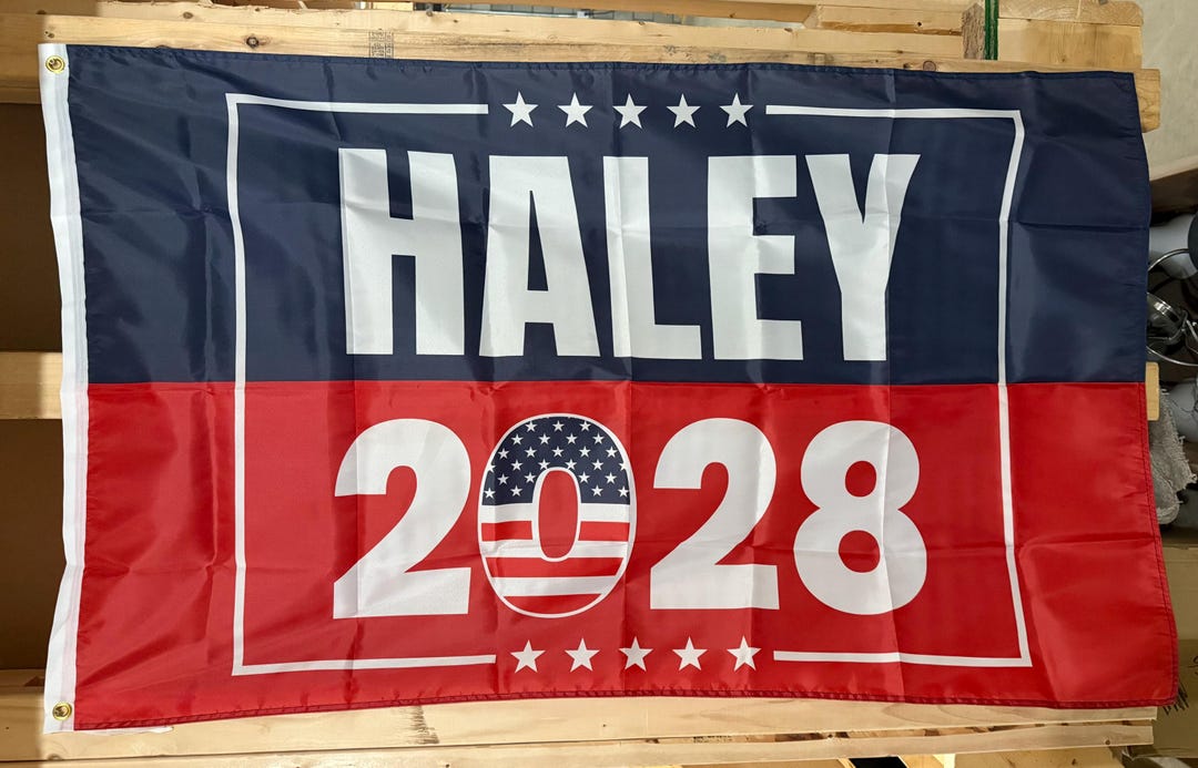 Nikki Haley 2028 Flag FREE USA SHIP It Takes a Woman President Save ...