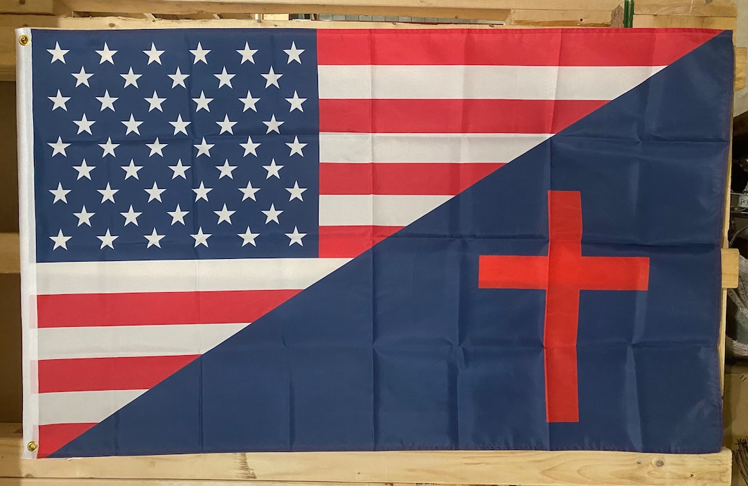 Christianity Flag FREE USA SHIP Lord Jesus God Cross Savior Freedom ...