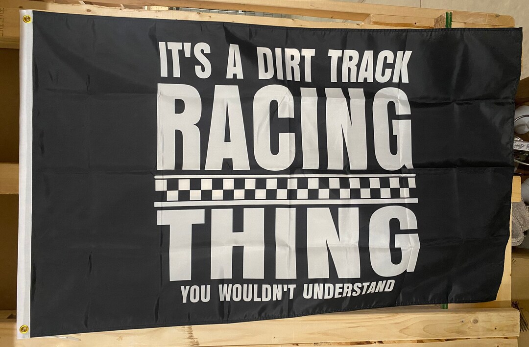 Dirt Track Racing Flag FREE SHIP Nascar Sprint Car Outlaws All-stars ...