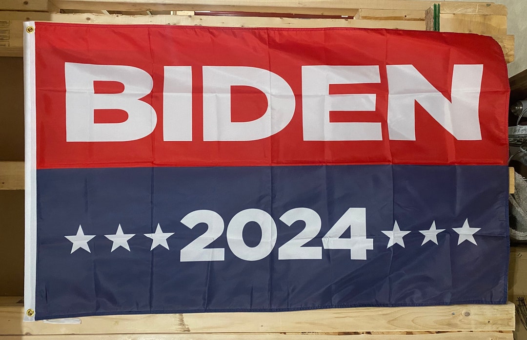 Joe Biden 2024 Flag FREE USA SHIPPING Re Elect President Democrat ...