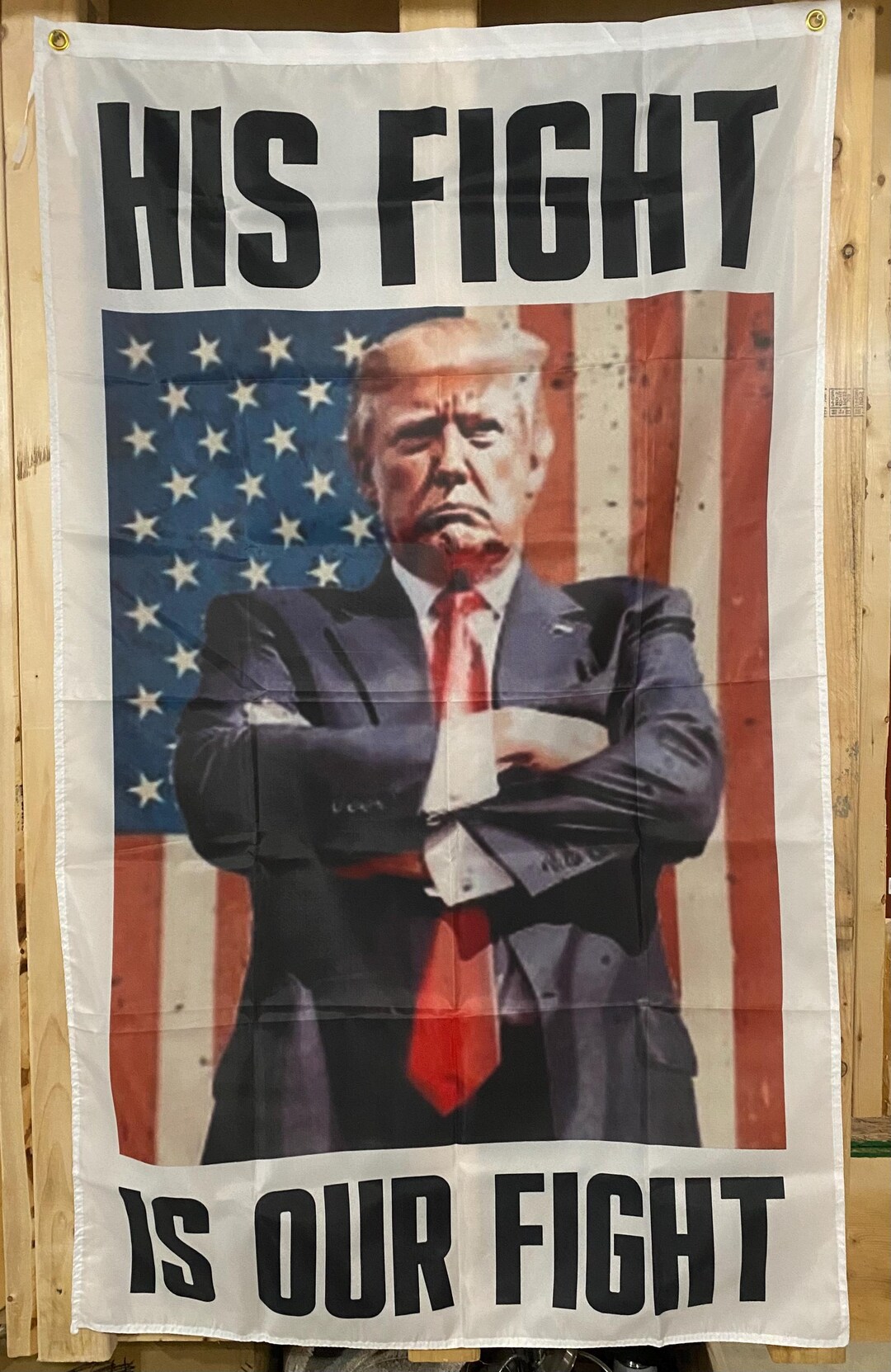 Donald Trump Bulletproof 2024 Flag FREE USA SHIP Fight President Save ...