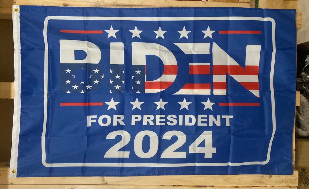 Joe Biden 2024 Flag FREE USA SHIPPING Re Elect President Vote Democrat ...
