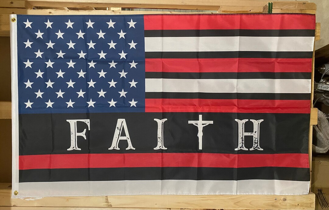 Christianity Flag FREE USA SHIP Lord Jesus God Cross Savior Freedom ...